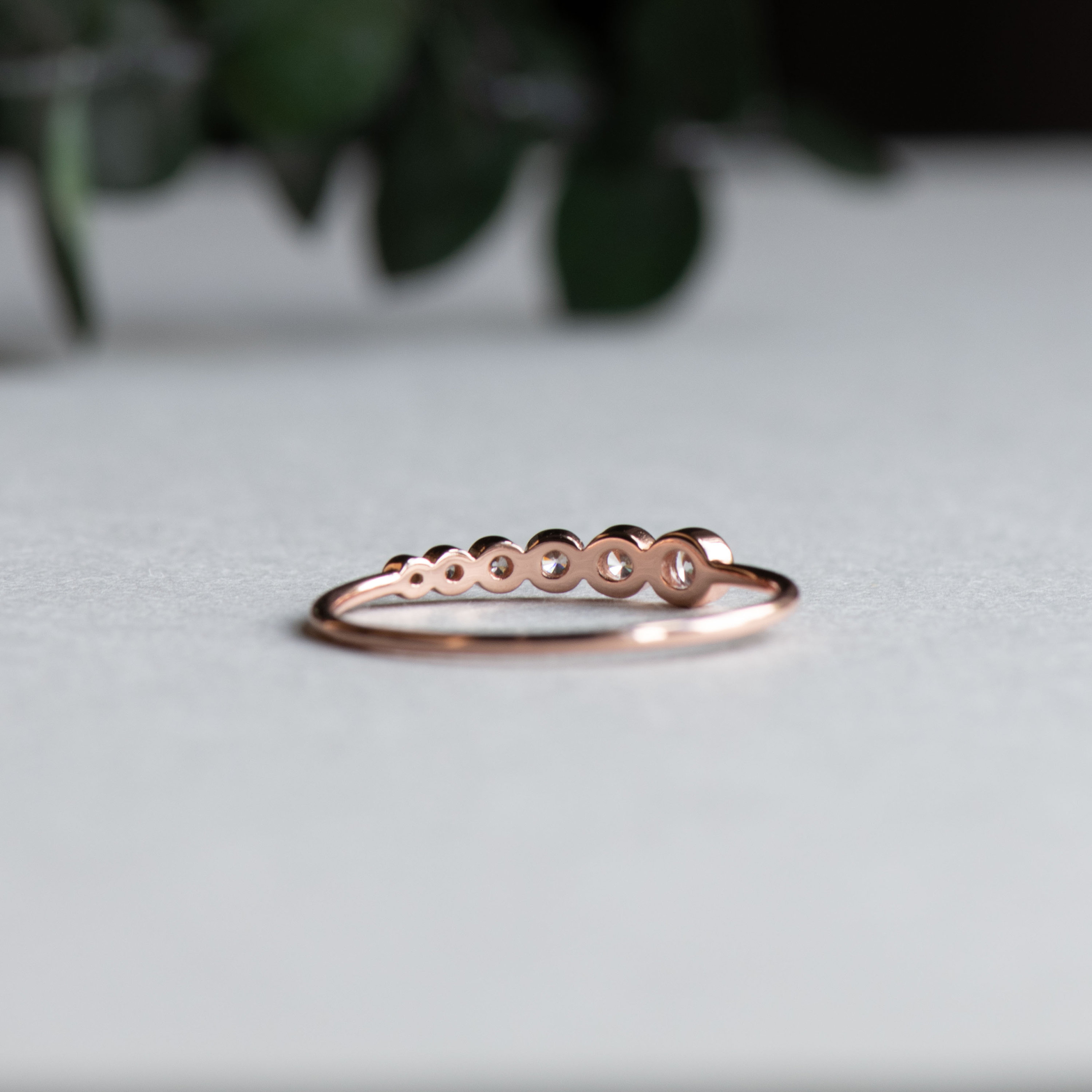 Rose Gold Vermeil Ring Engagement Ring Anniversary Gift | Etsy