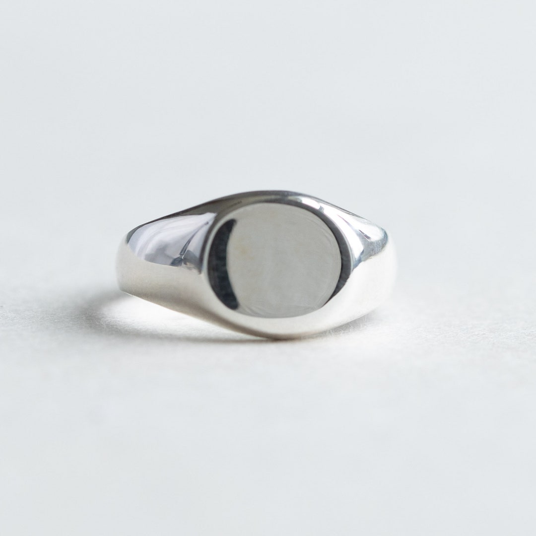 Personalized Signet Ring, Pinky Ring, Initial Ring, Monogram Signet ...