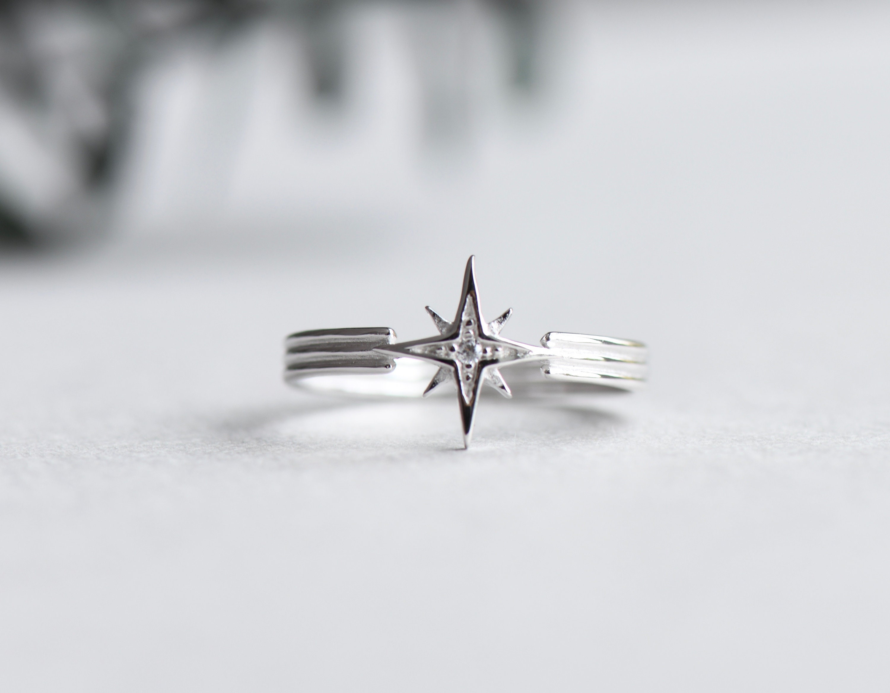 Starburst Ring 925 Sterling Silver Ring Celestial Ring Star - Etsy
