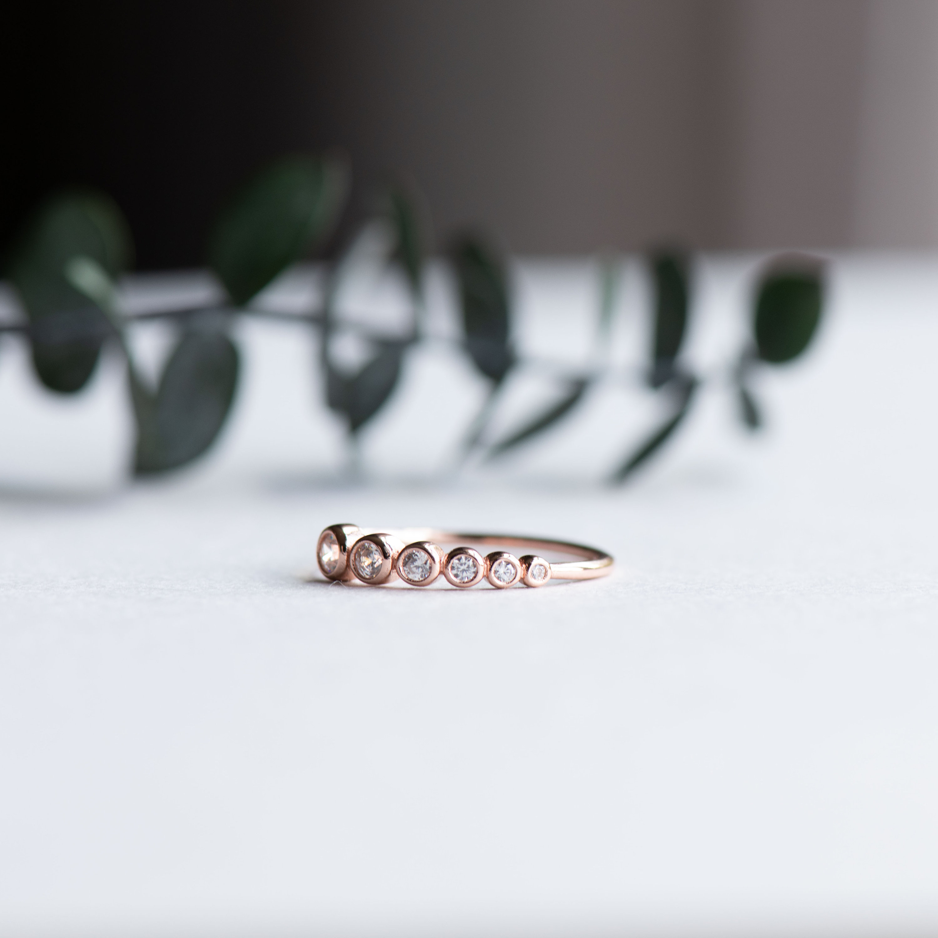 Rose Gold Vermeil Ring Engagement Ring Anniversary Gift | Etsy