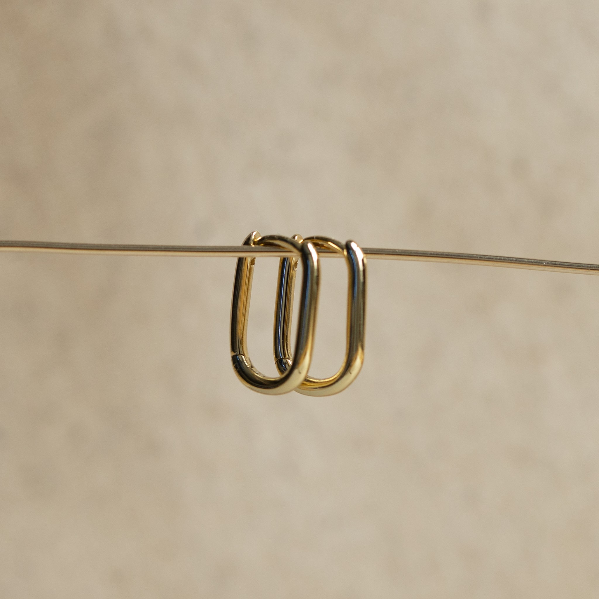 Minimal Hoop Earrings 14mm Hoop Earrings Gold Hoops - Etsy