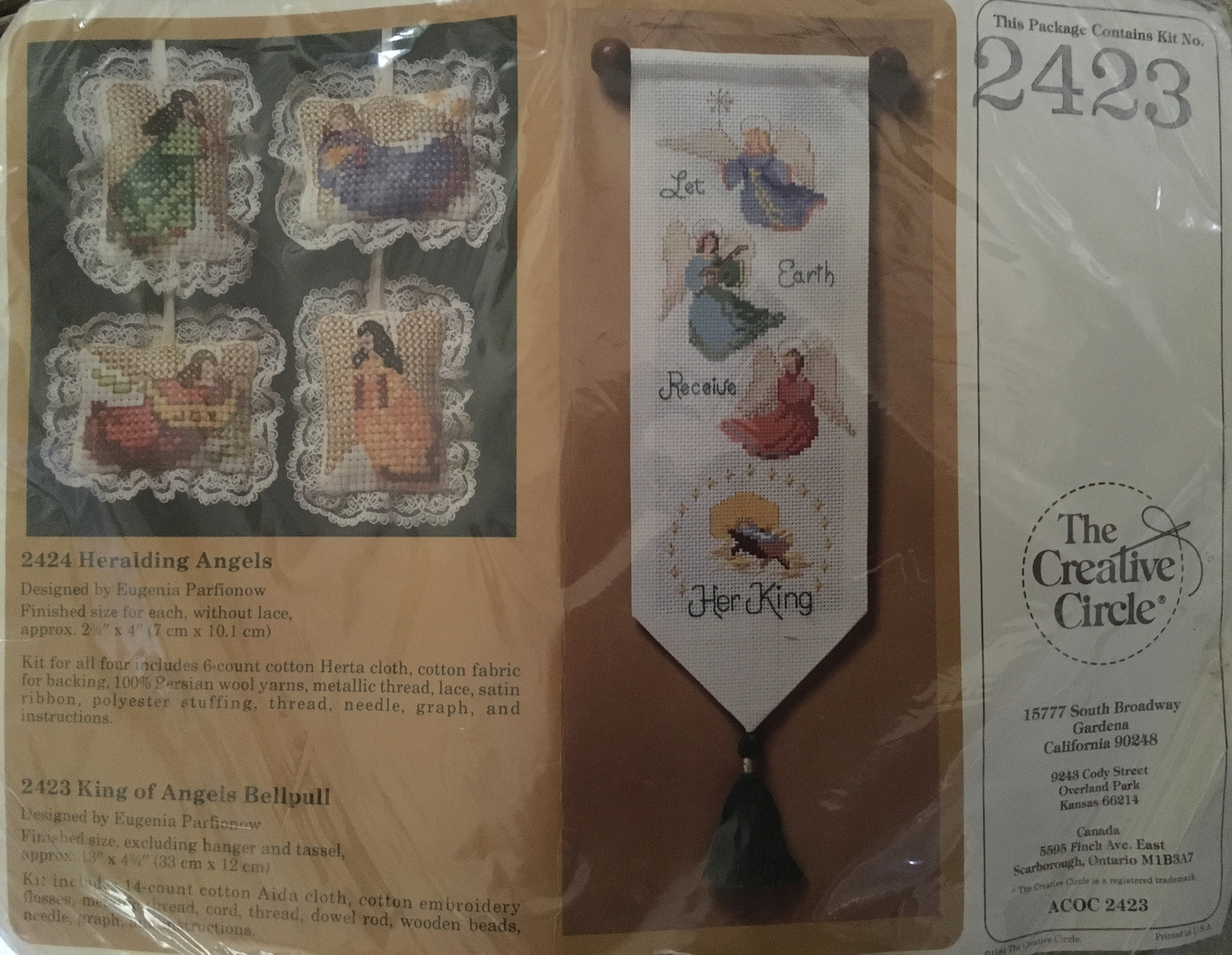 The Creative Circle Cross-stitch Kit 2423 vintage - Etsy