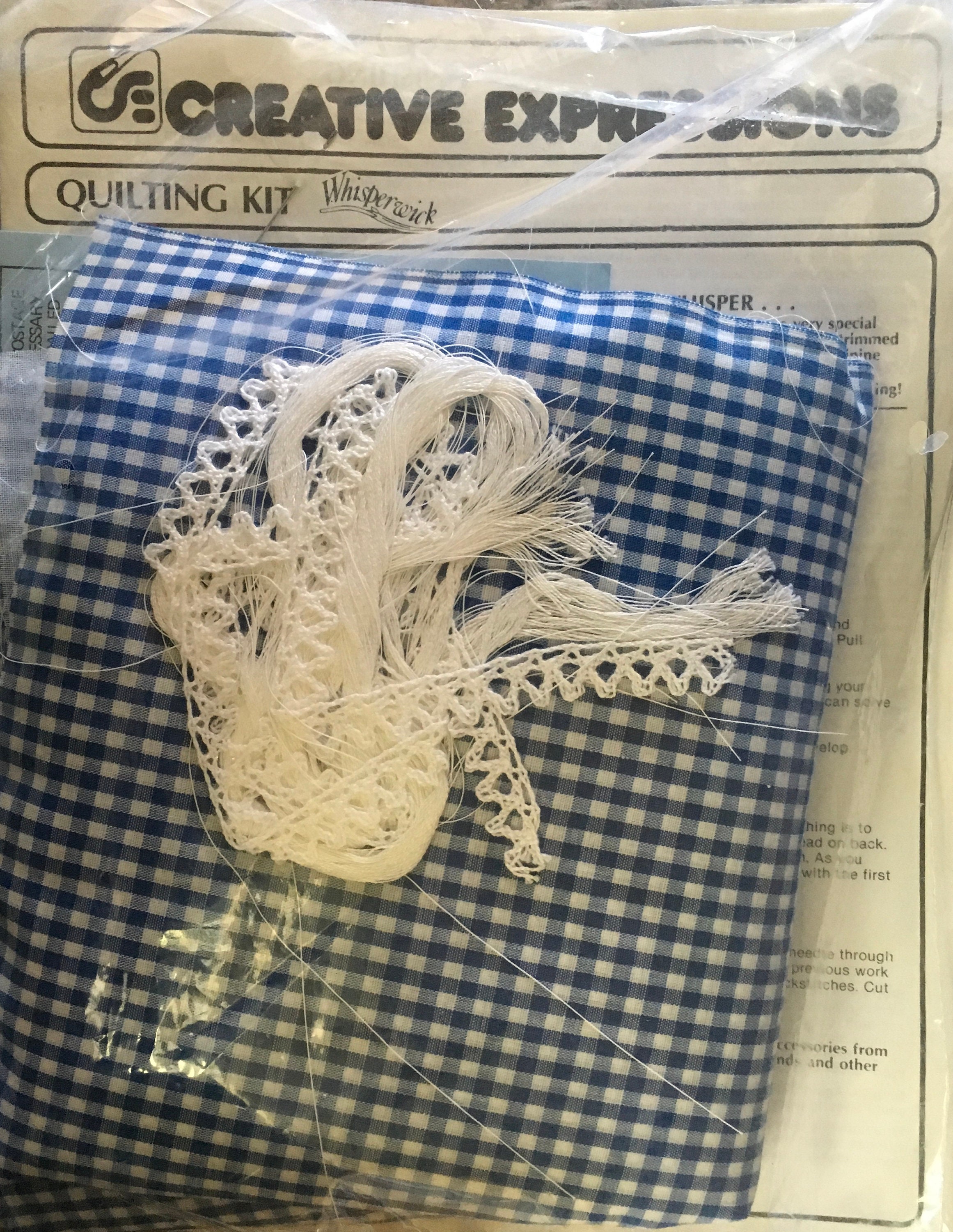 Creative Expressions Pillow Quilting Kit 4141 vintage - Etsy