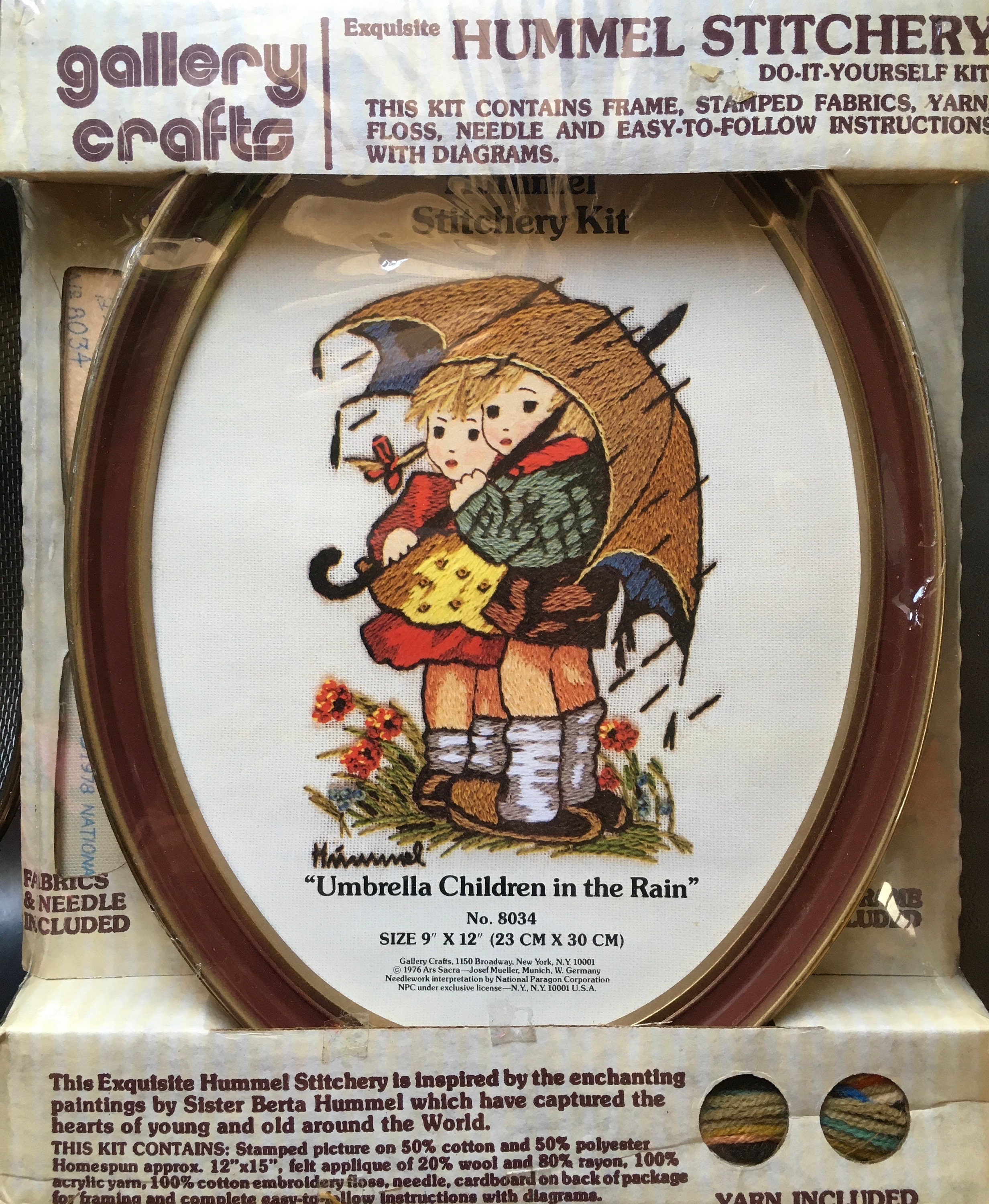 Paper, Party & Kids Vintage Craft Master Crewel Stitchery Kit #45601 ...