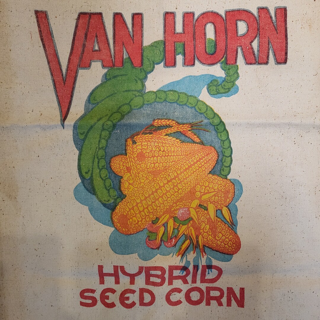 Van Horn Hybrid Seed Corn Sack, Cerro Gordo, Illinois, Double-sided - Etsy