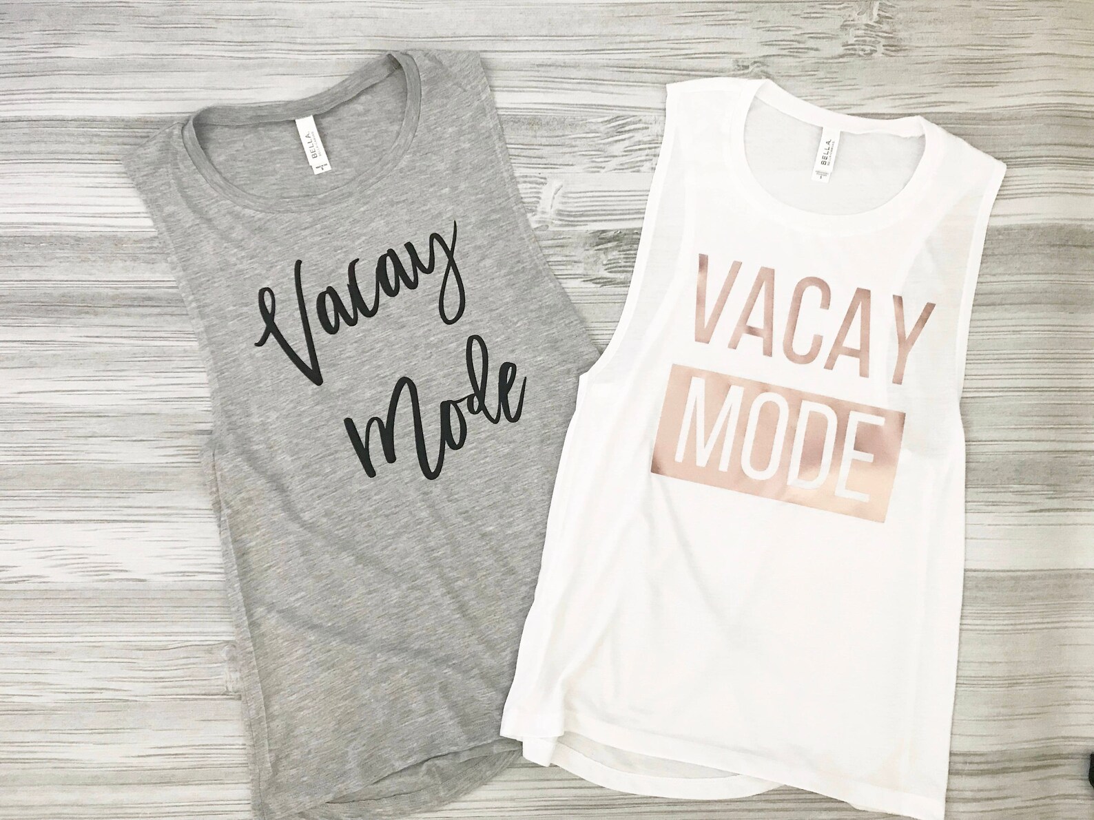 Vacay Mode Tank Vacay Mode Flowy Muscle Tank Vacation - Etsy