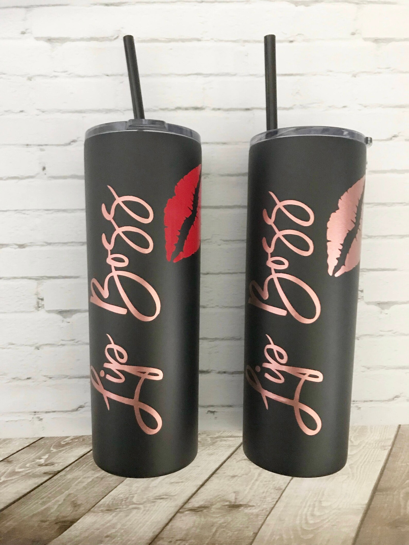 Lip Boss Stainless Steel Tumbler Lip Boss Cup Lipstick Cup | Etsy