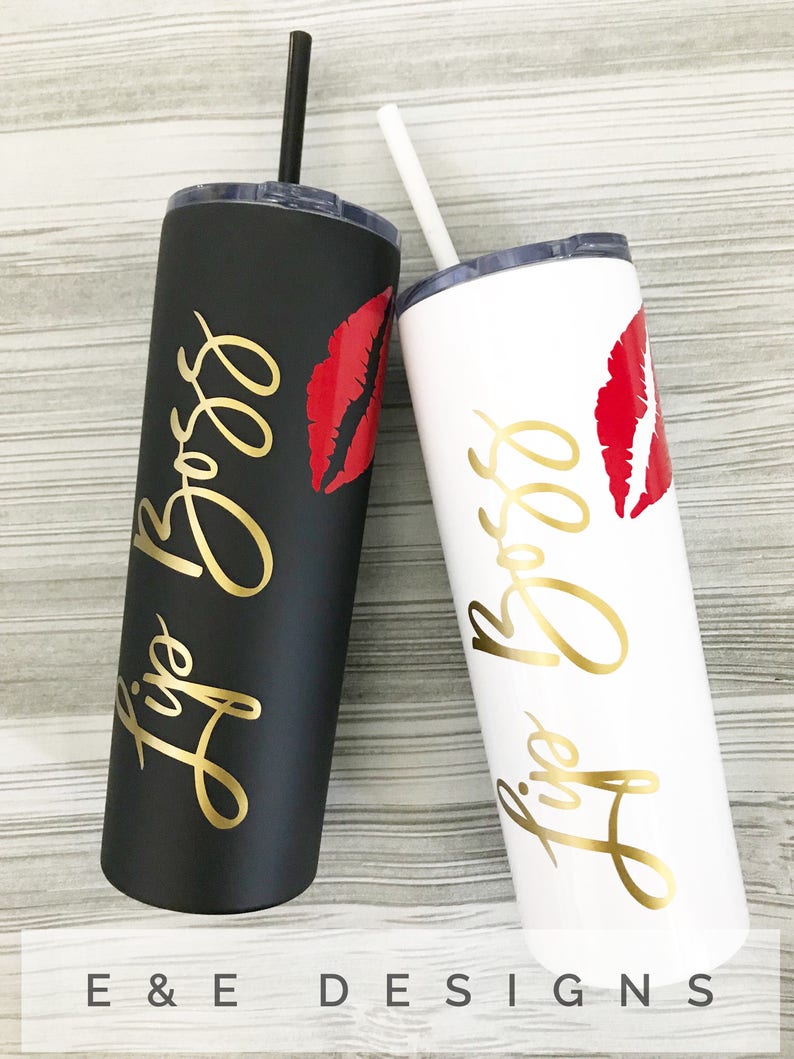 Lip Boss Stainless Steel Tumbler Lip Boss Cup Lipstick Cup - Etsy