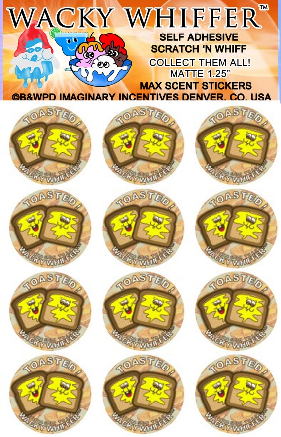 Wacky Whiffer Whiffers Matte MAX SCENT Scratch and Sniff - Etsy