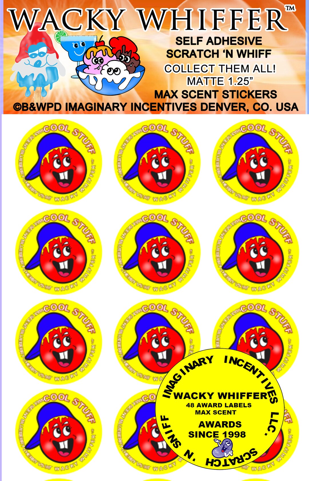 Sniff Stickers. Scratch and Sniff Stickers for Scrapbooking and Fun ...