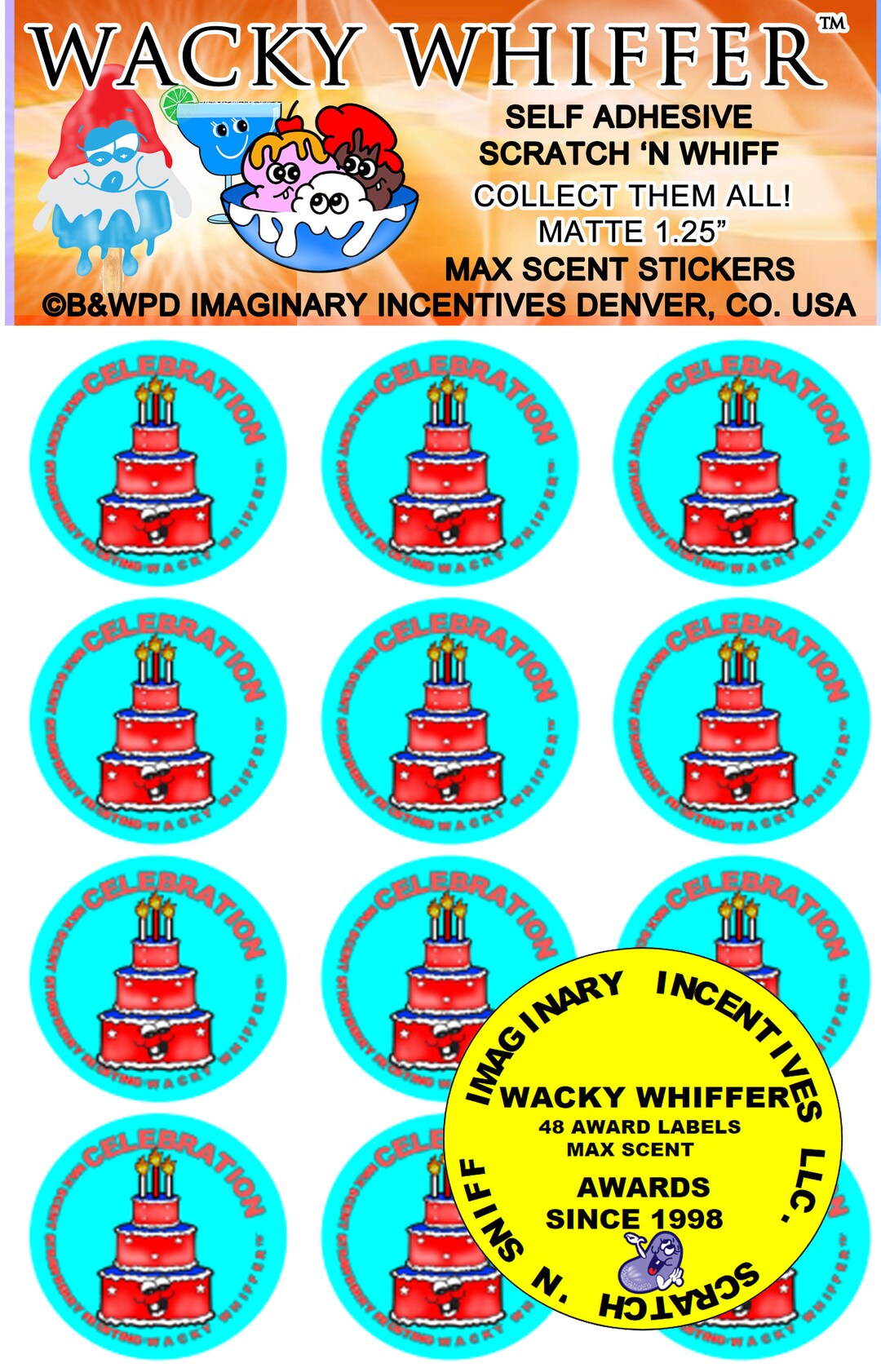 SCENTED Scratch and Sniff Stickers for Teachers, Collecting ...