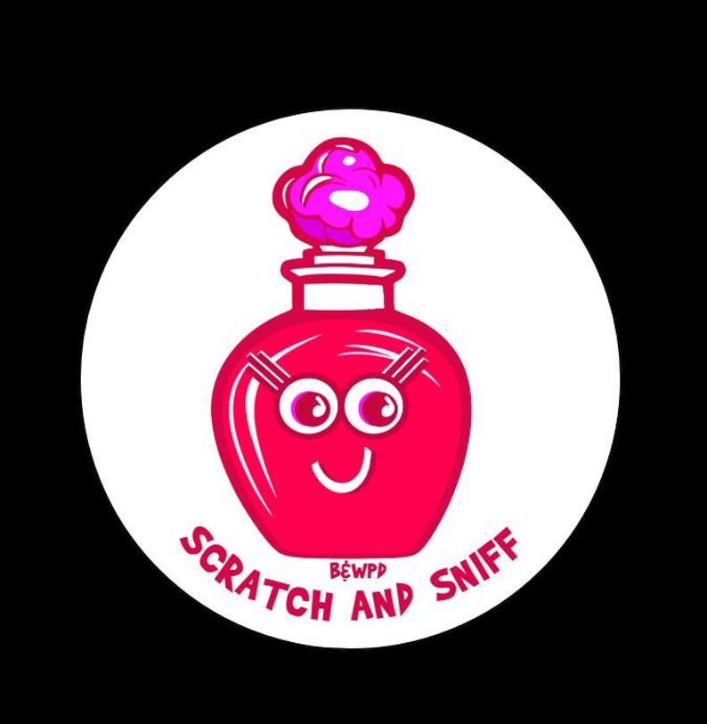 Perfume Scratch and Sniff Stickers: Wacky Whiffer ER Brand - Etsy