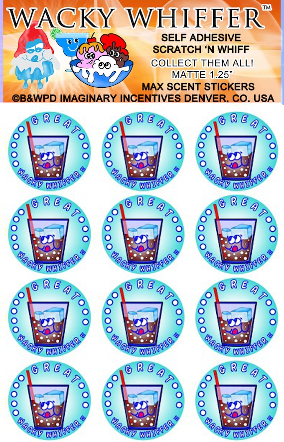 Wacky Whiffer Whiffers Matte MAX SCENT Scratch and Sniff | Etsy