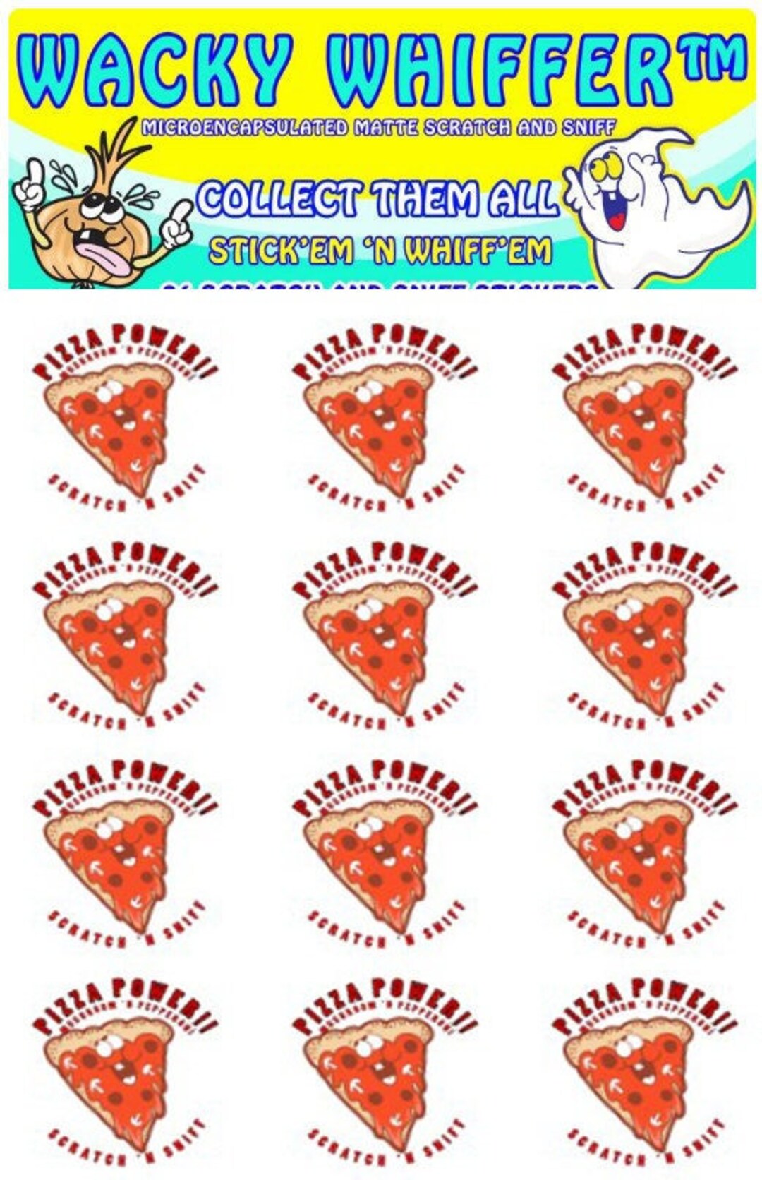 NEW Mushroom N Pepperoni Pizza Micro Encapsulated Scratch and Sniff ...