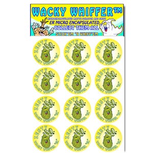Dill Pickle, Zesty Scratch and Sniff Stickers - Wacky Whiffer - Etsy