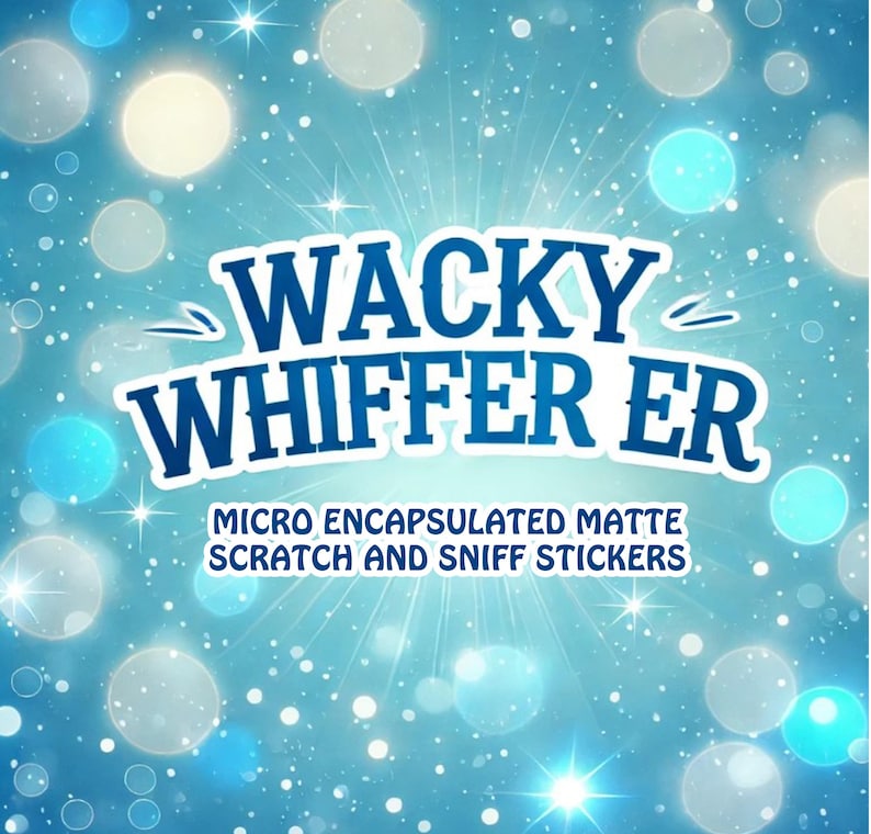 Perfume Scratch and Sniff Stickers: Wacky Whiffer ER Brand - Etsy