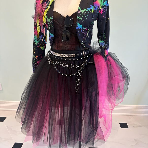 80s Costume Tulle Skirt - Etsy
