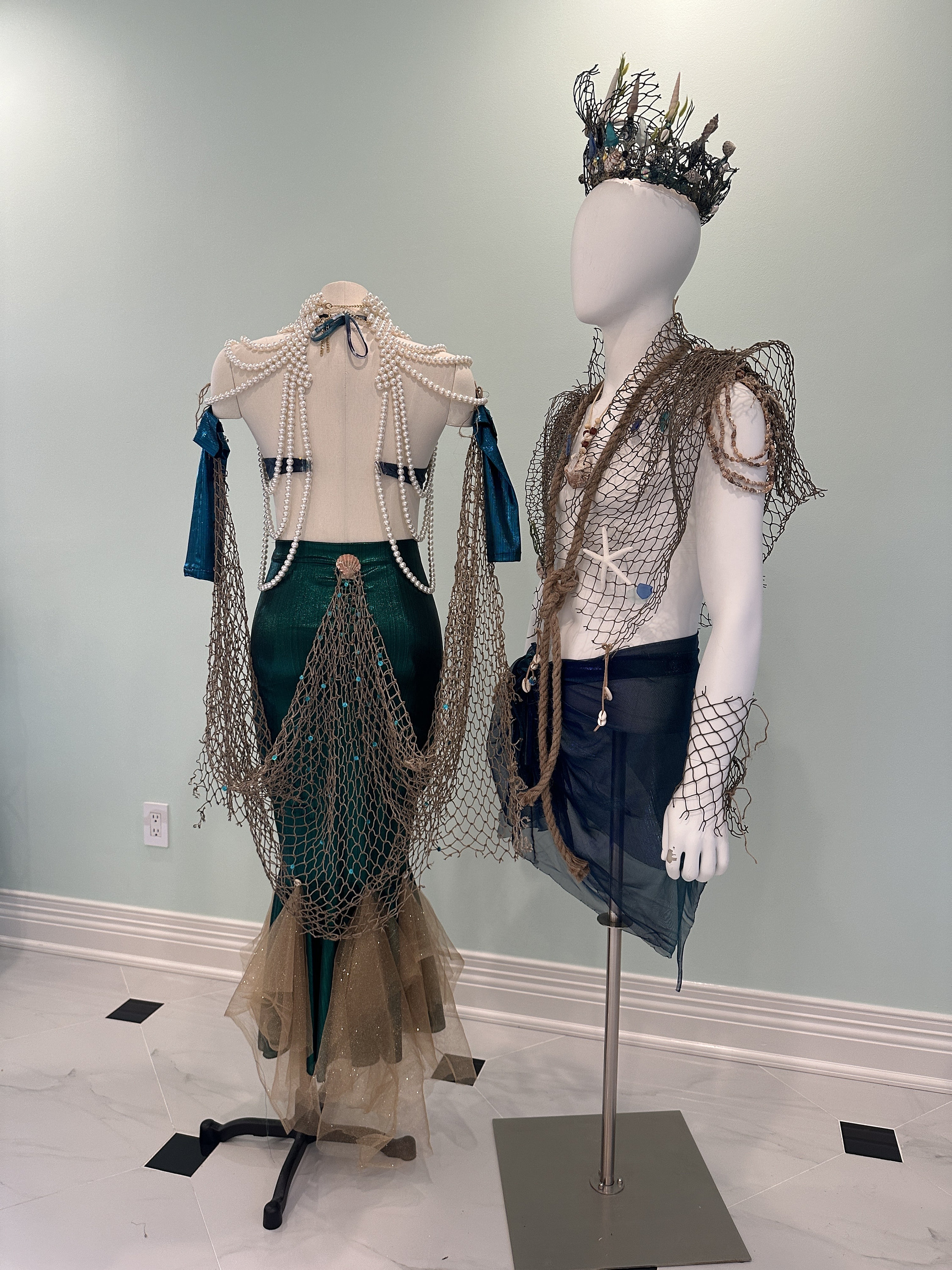 Mermaid/merman Costume. Couples Costume - Etsy