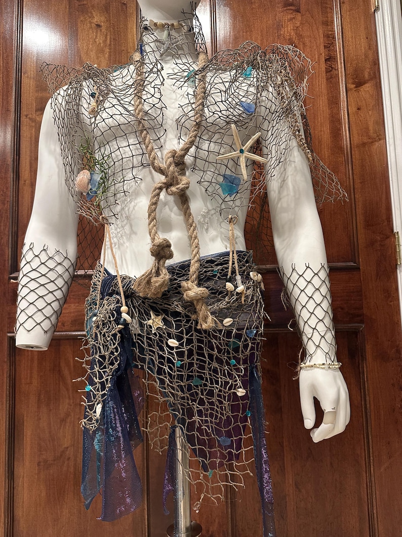 Merman / Male Mermaid /under the Sea Bottom Wrap - Etsy