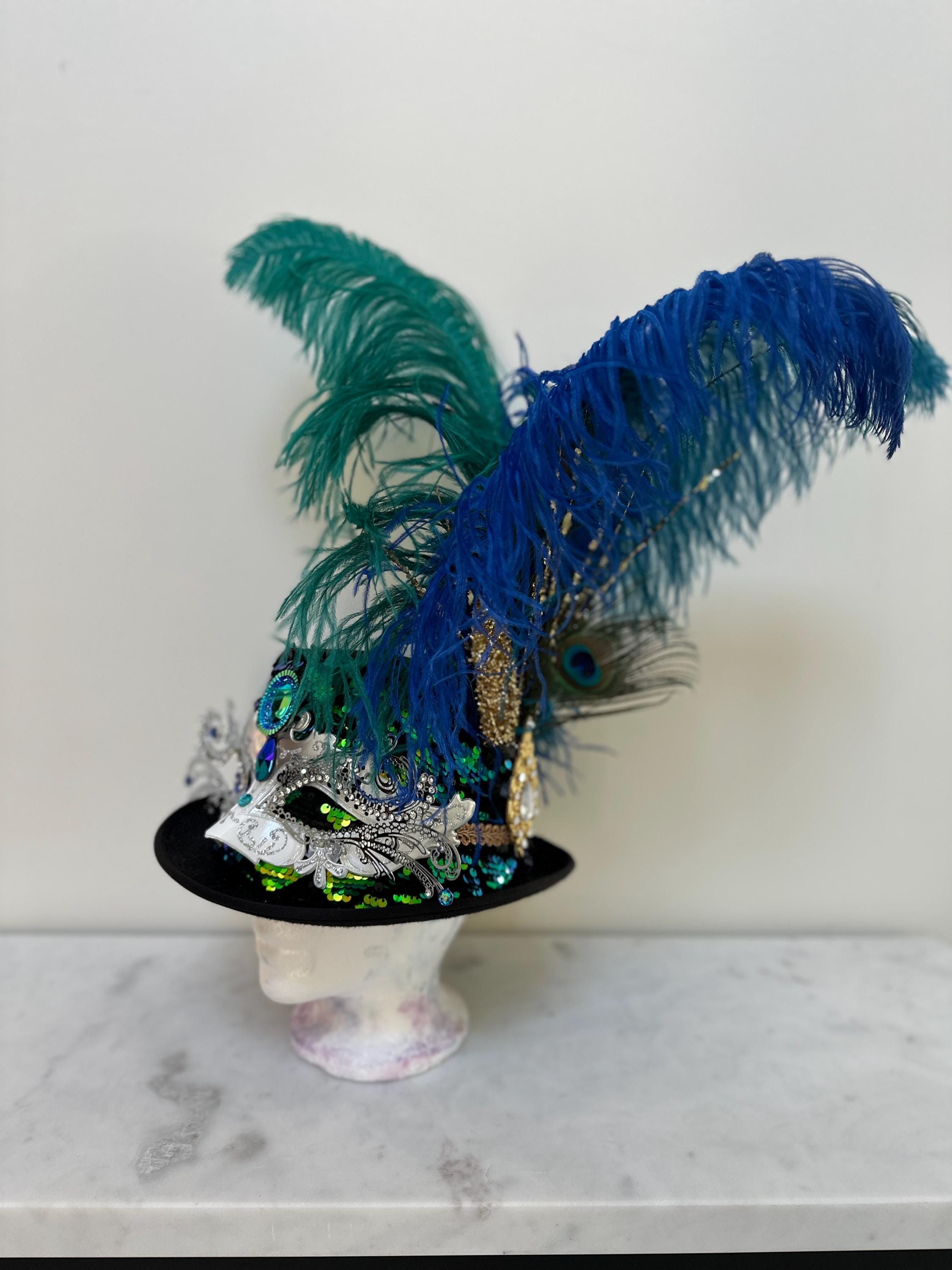 Burlesque Hat/ Mardi Gras - Etsy