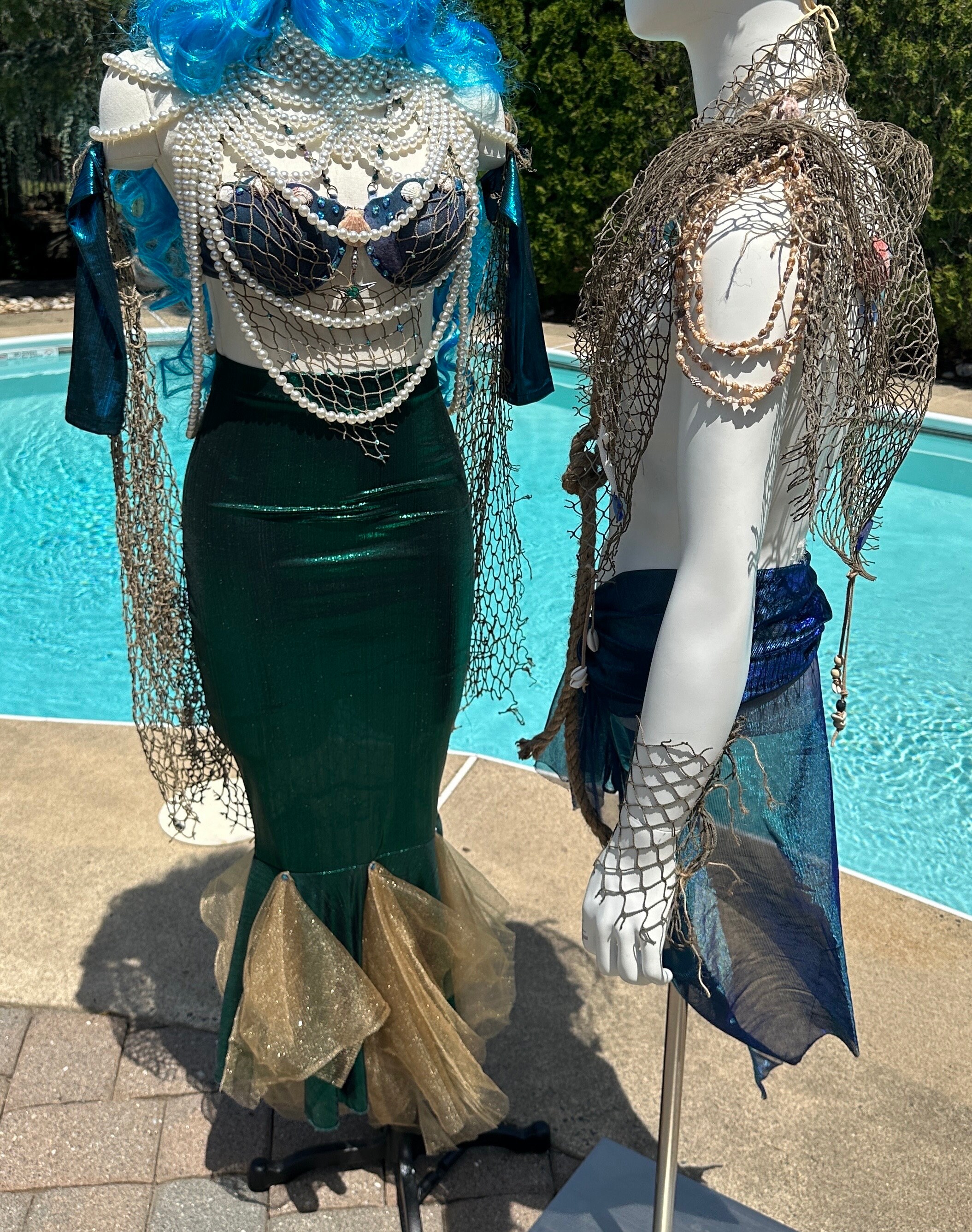 Mermaid/merman Costume. Couples Costume - Etsy