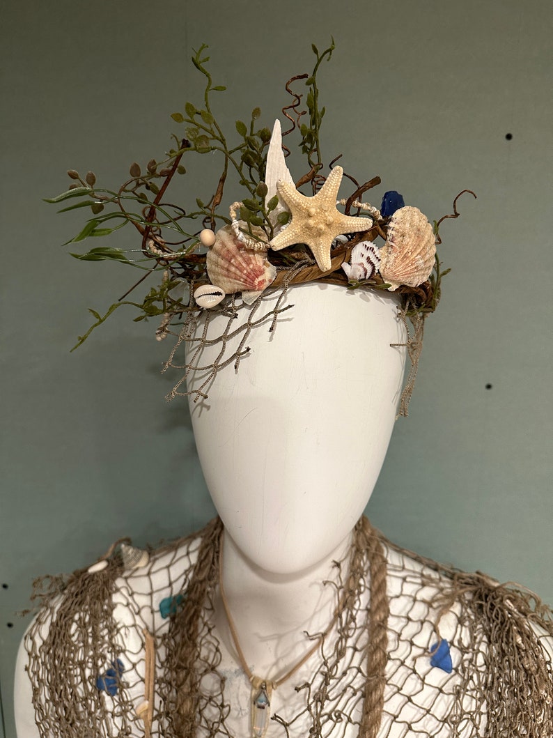 Merman / Mermaid Crown/ Made Uniquely for You - Etsy