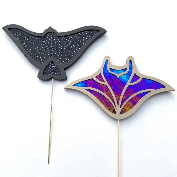 Stained Glass Manta Ray - Etsy