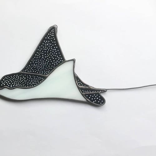 Made to Order Spotted Eagle Ray Stained Glass | Etsy