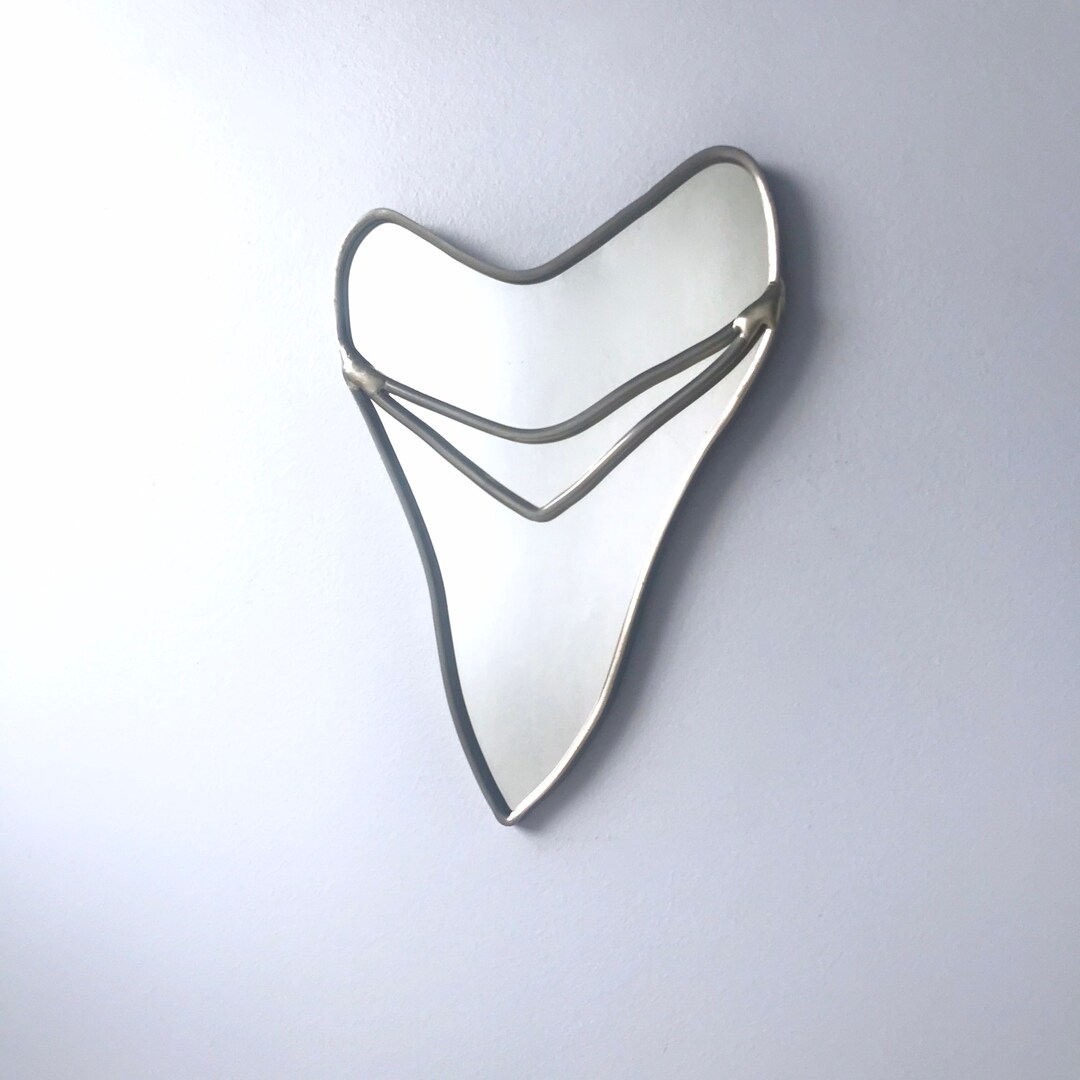 Made to Order Megalodon Shark Tooth Mirror Stained Glass - Etsy