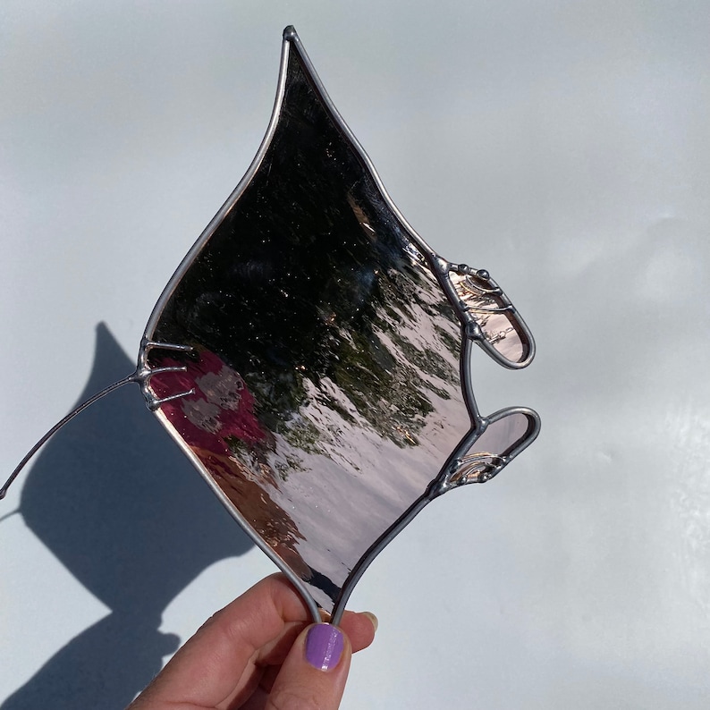 Mirror Rays Stained Glass Wall Art | Etsy