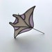 Cotton Candy Grape Manta Ray Stained Suncatcher - Etsy