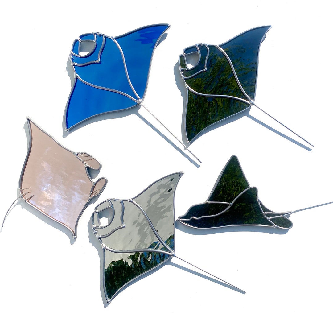 Mirror Rays Stained Glass Wall Art - Etsy