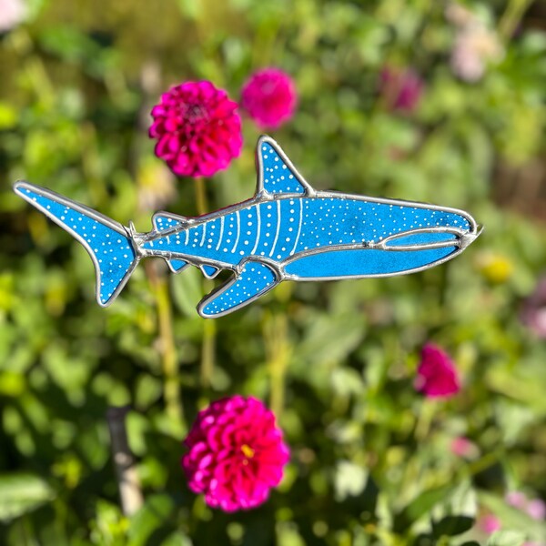 Stained Glass Whale Shark - Etsy