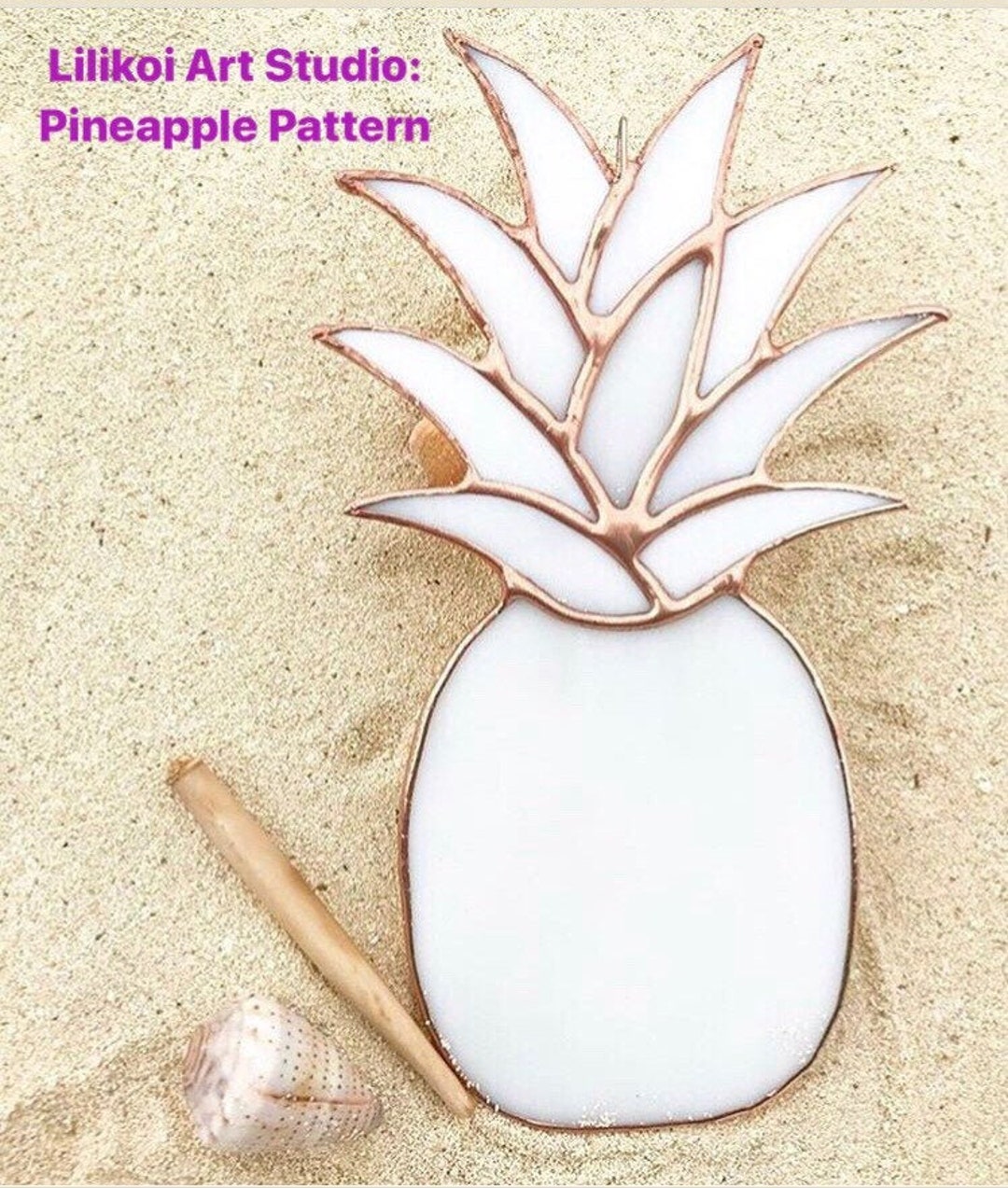 Lilikoiartstudio Stained Glass Pineapple Pattern - Etsy