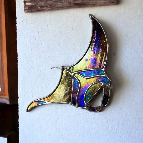 Stained Glass Manta Ray - Etsy