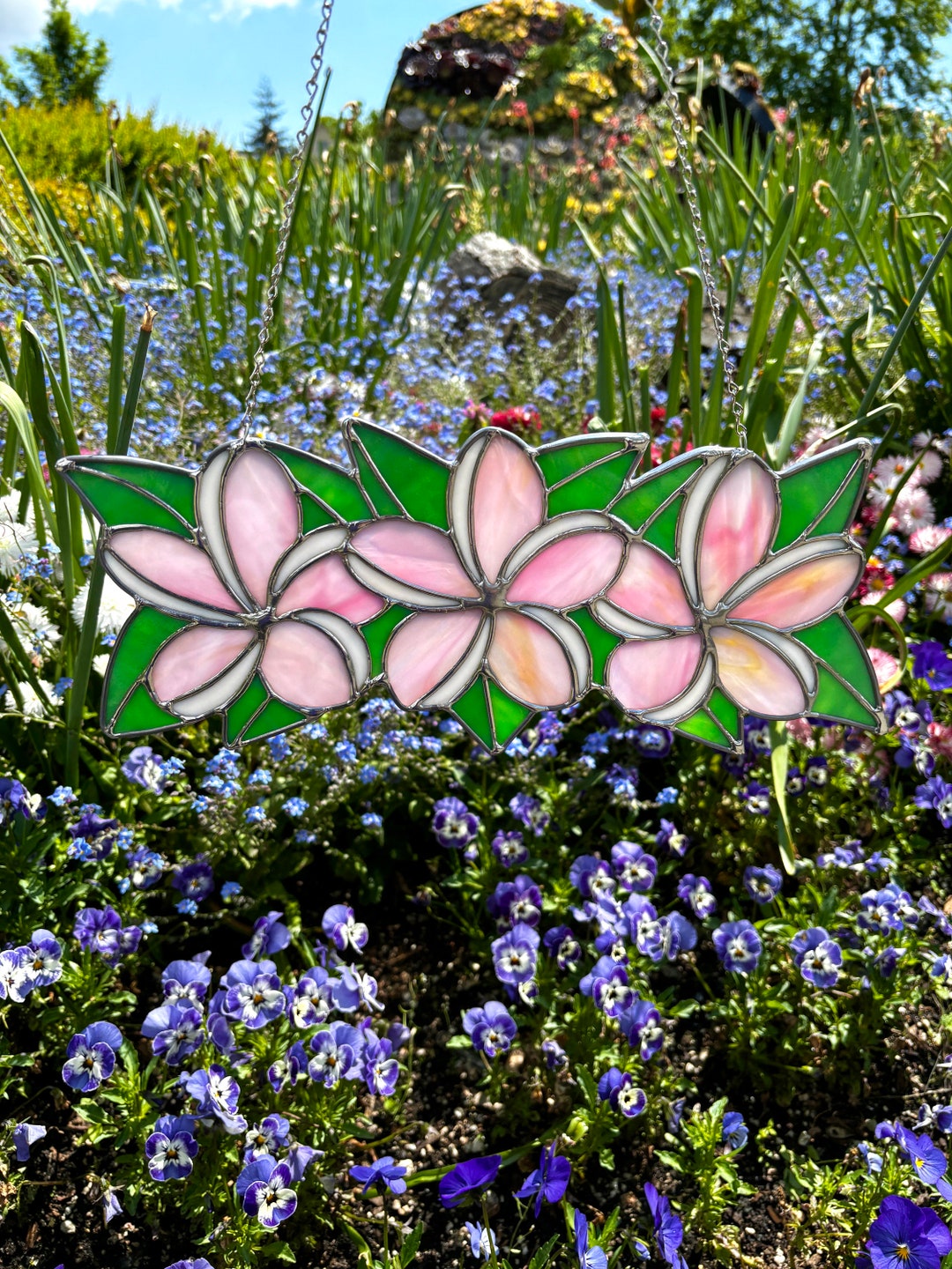 Made to Order Pink Moana Plumeria Flower Crown / Lei / Wreath Stained ...