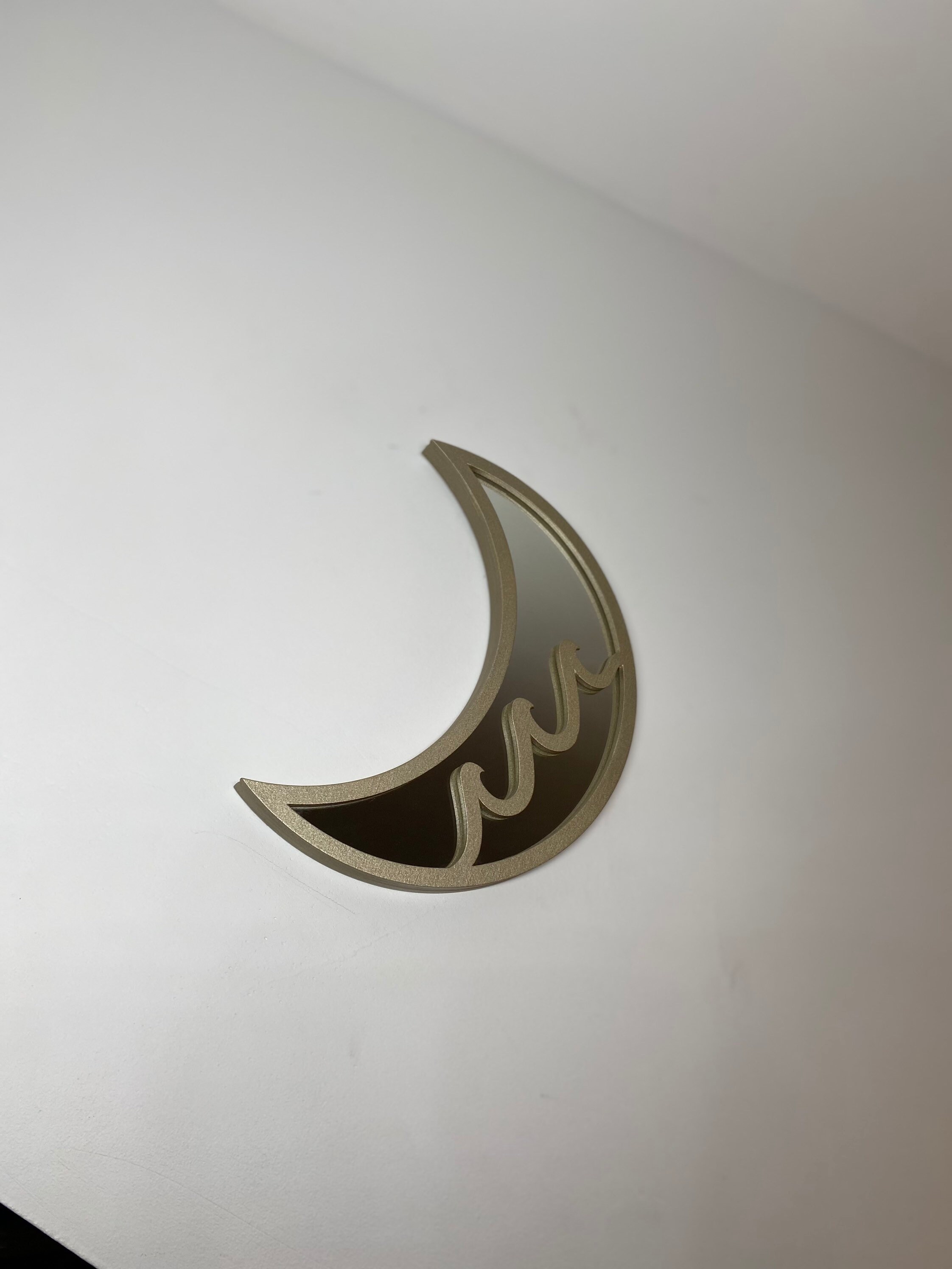Mirror Wave Crescent Moon - Etsy