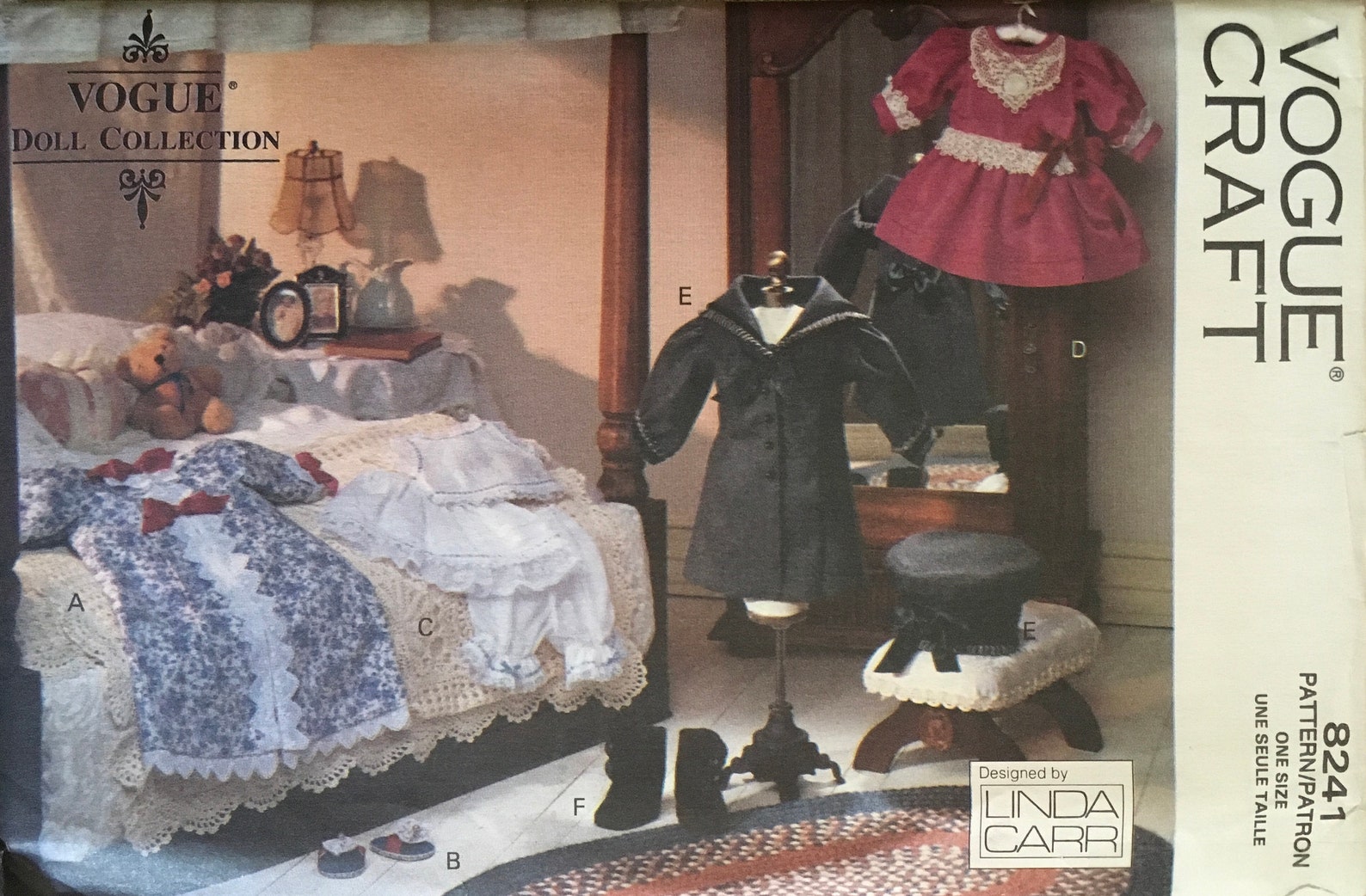 Vogue 8241 Craft Pattern vintage - Etsy