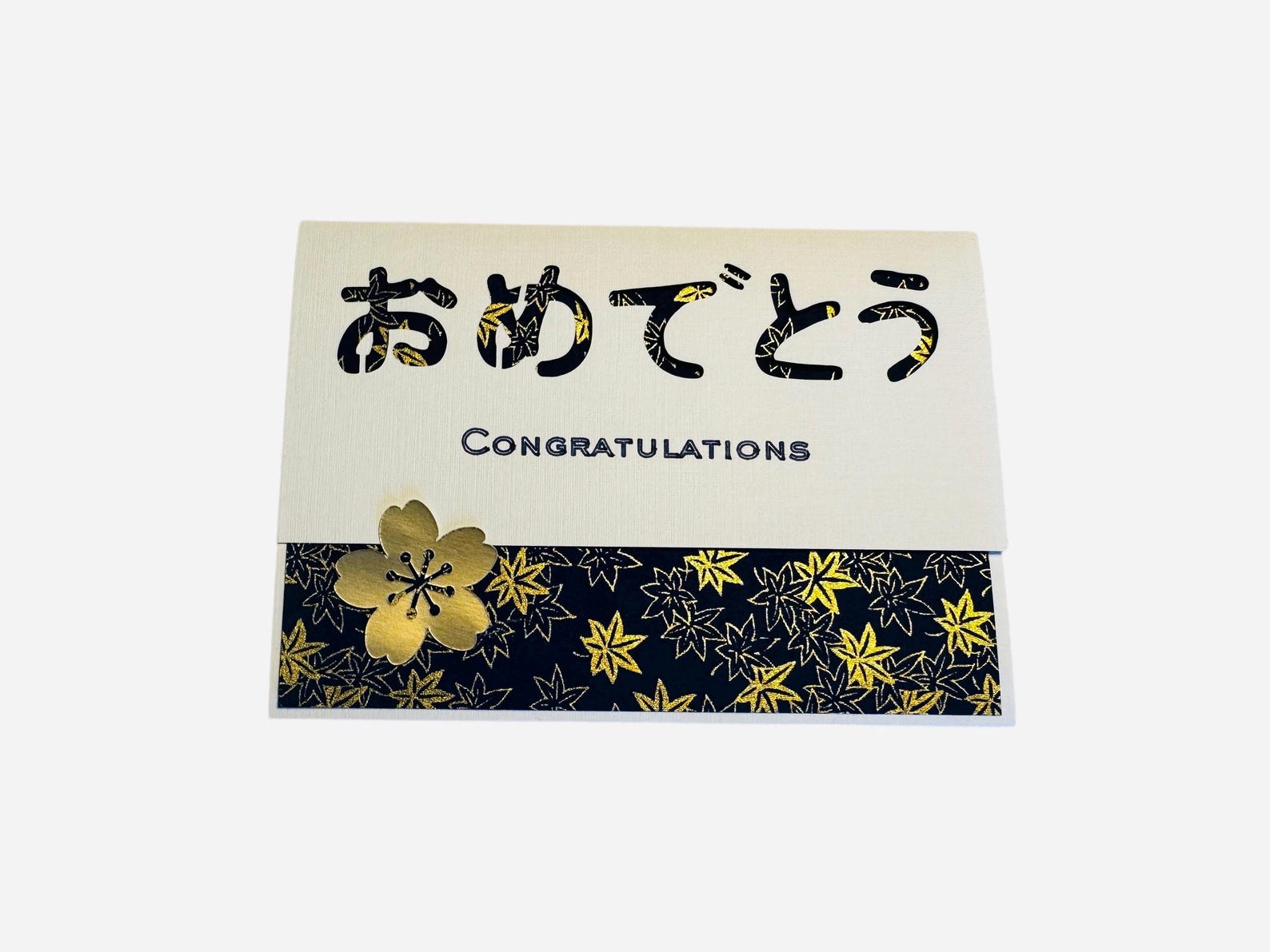 Japanese Chiyogami Congratulations Card Set - Gift Card Holder (OME02 ...