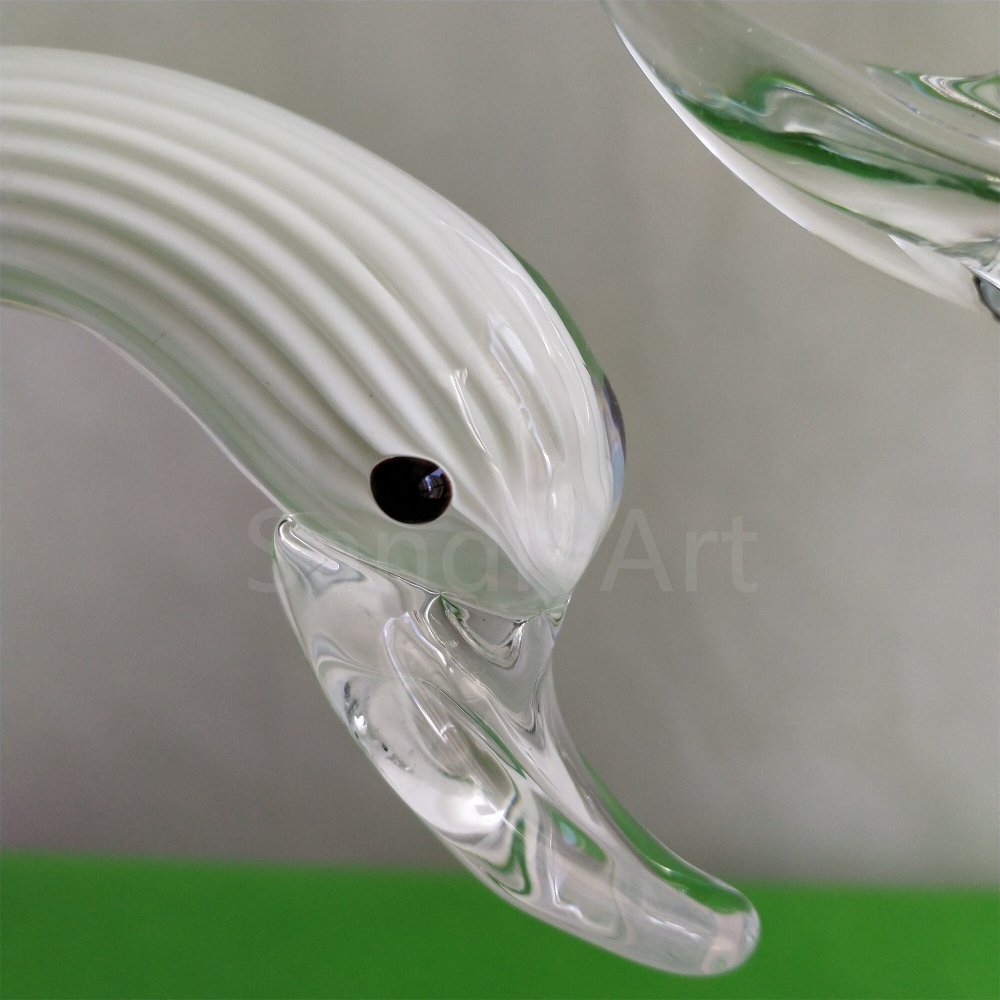 Kostenloser Versand ein Paar handgefertigte Murnao Glas weißer - Etsy.de