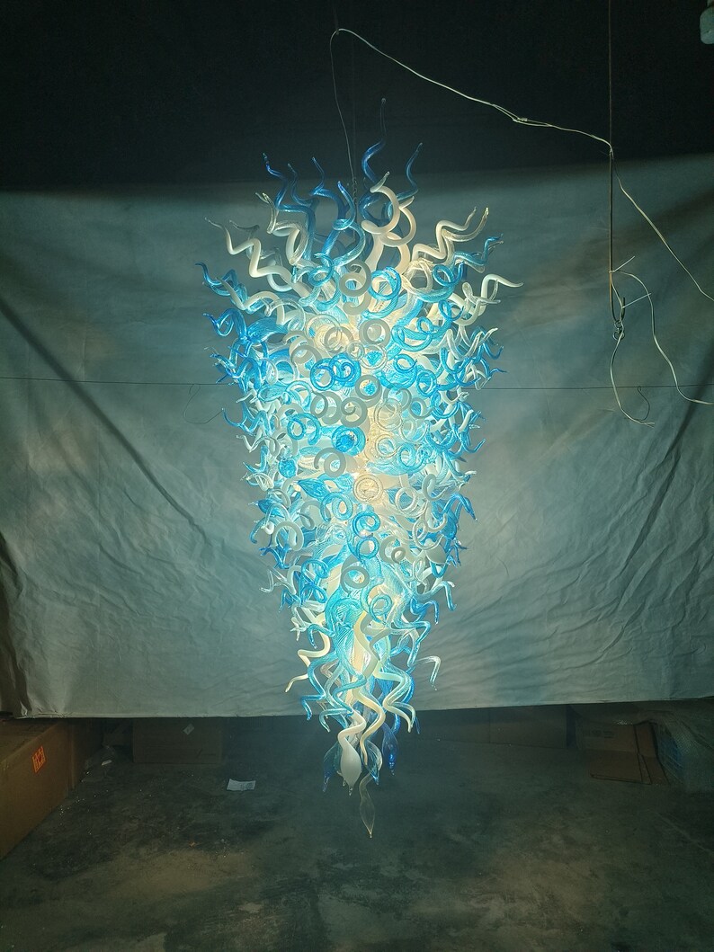 200cm Big Murano Glass Chandelier Custom Design Color and Size - Etsy