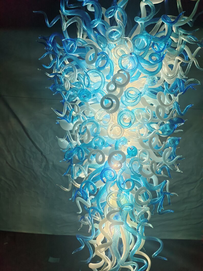 200cm Big Murano Glass Chandelier Custom Design Color and Size - Etsy