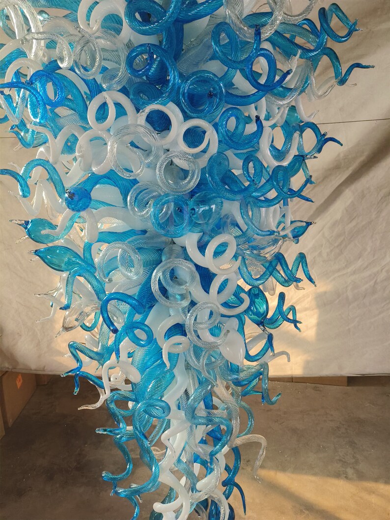 200cm Big Murano Glass Chandelier Custom Design Color and Size - Etsy