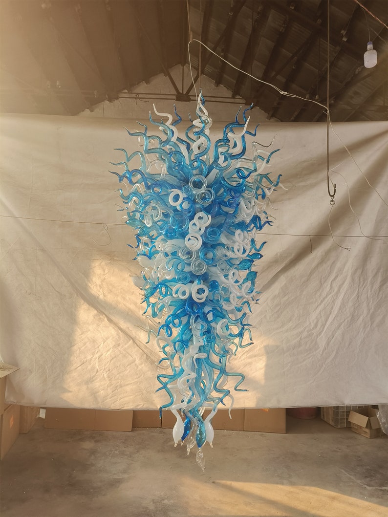 200cm Big Murano Glass Chandelier Custom Design Color and Size - Etsy