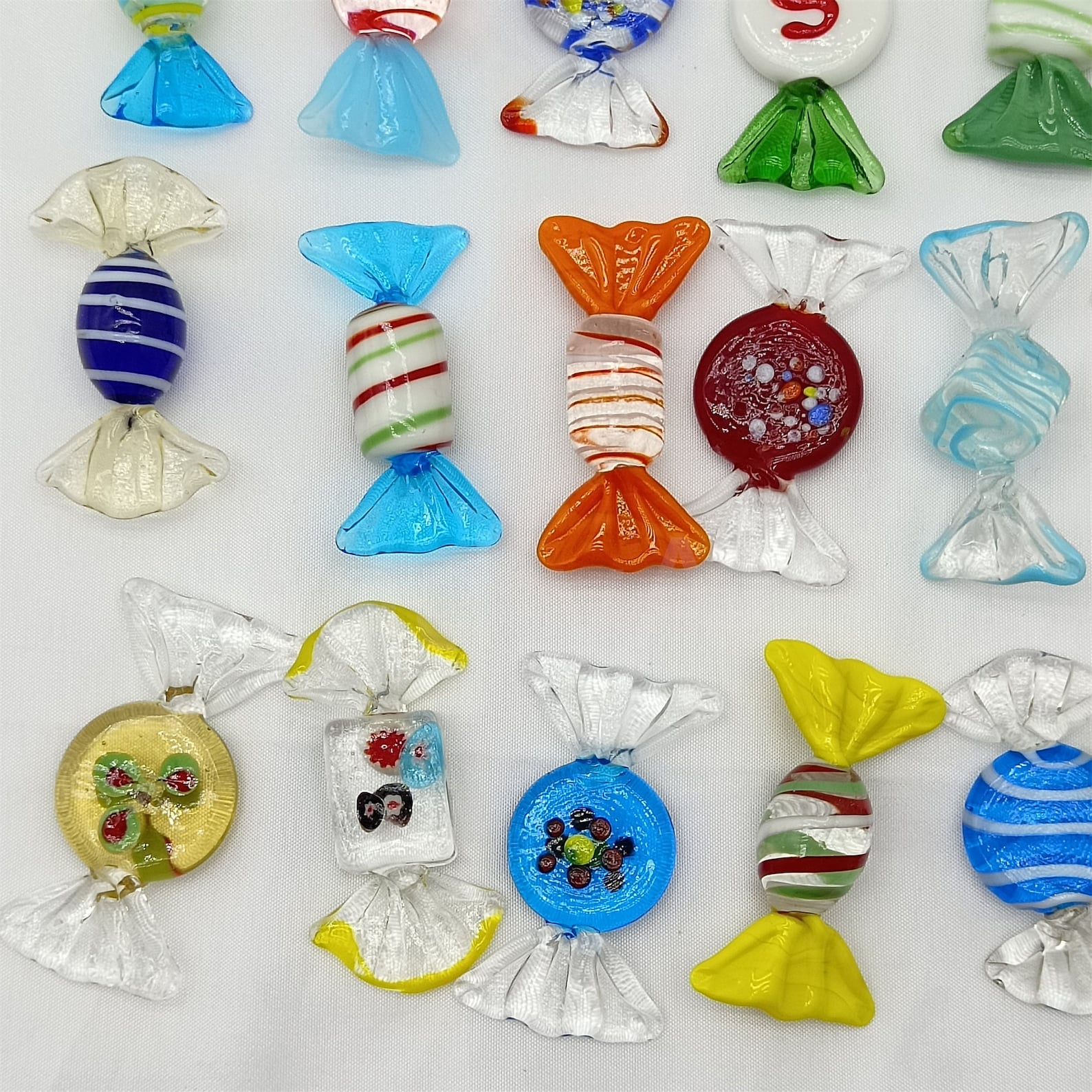 20pcs Hand Made Blown Glass Candy Christmas Gifts Decoration - Etsy
