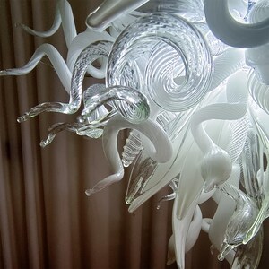 Modern Hand Made Art Blown Glass Chandelier Dining Room Decoration ...