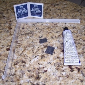 Quick Corner Caddy TM System: 8" Quartz Stone Shelf With Mounting ...