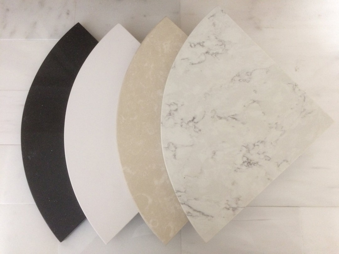 Quick Corner Caddy TM System: 8" Quartz Stone Shelf With Mounting ...