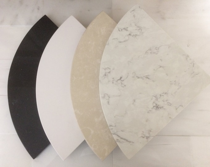 Quick Corner Caddy TM System: 8" Quartz Stone Shelf With Mounting ...