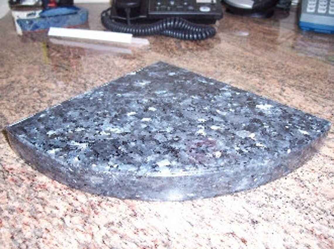 3cm Blue Pearl Granite Shower Corner Shelf | Etsy